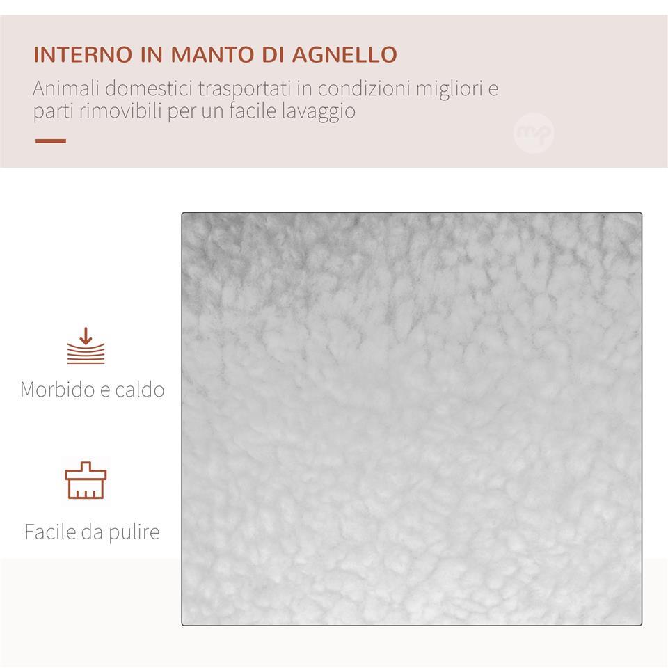 3-Door Dog Carrier with Cushion and Storage Bags, Blue Oxford Fabric ...