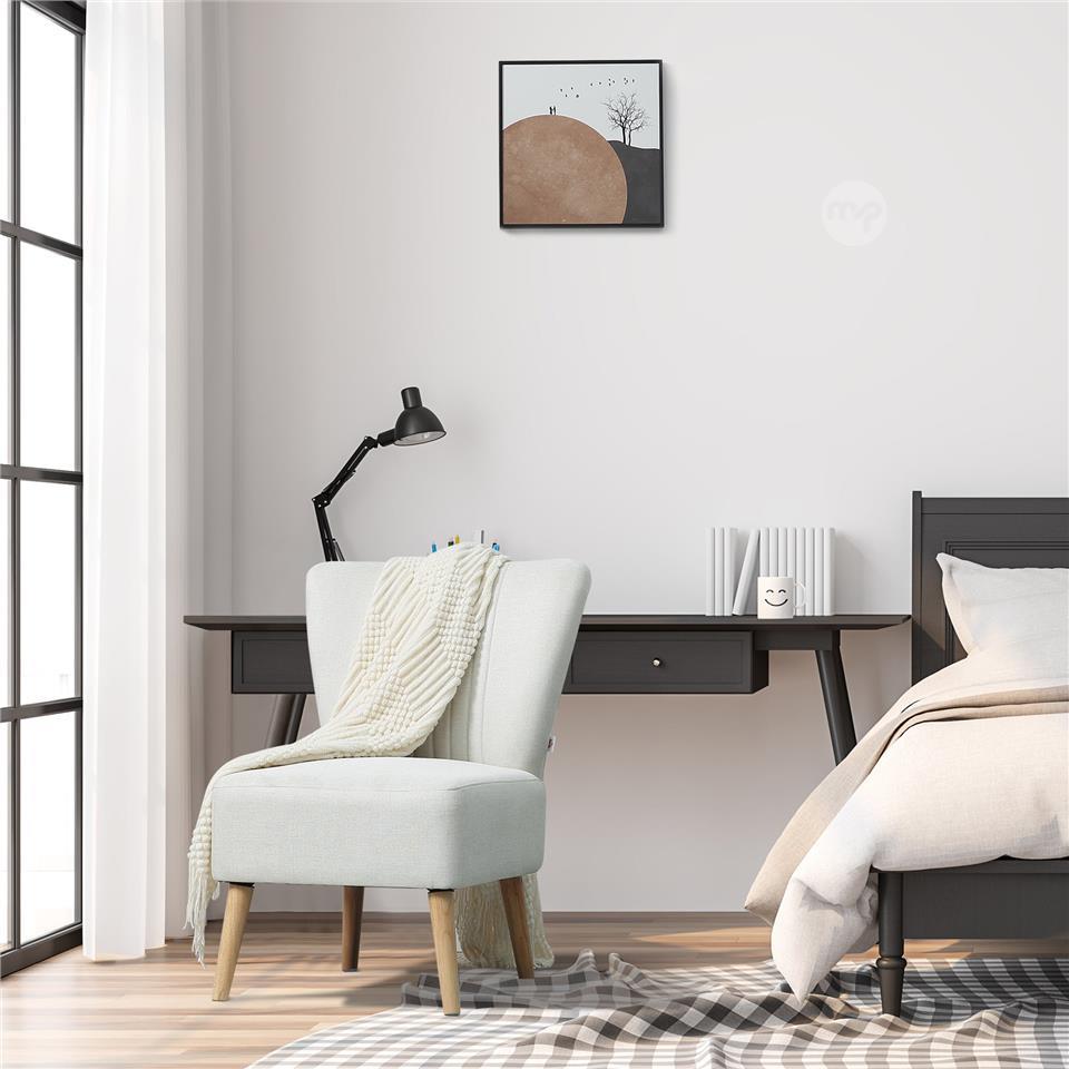 Padded armchair for living room and Nordic style room, chamber armchair ...