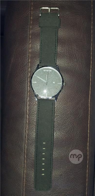 Water Resistant Quartz WristWatch Wrist Watch Date Leather Strap MVMT ...