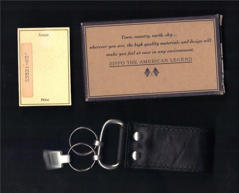 NEW Zippo Leather Key Ring - Leather keychain | Maltapark