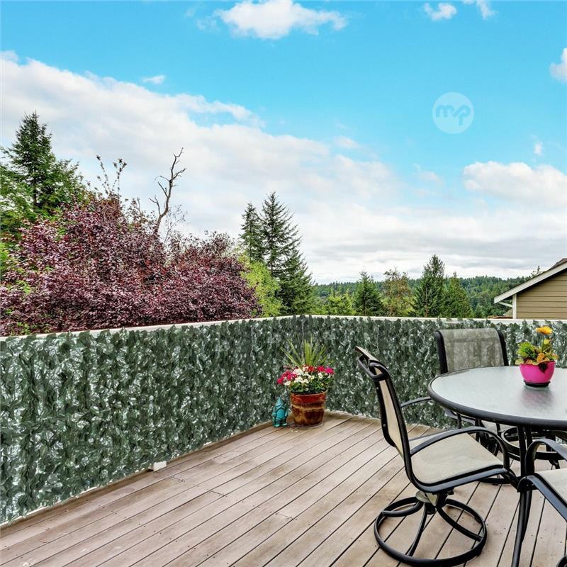 Artificial Leaf Hedge Roll Green Screen Panels Garden Fence Privacy ...