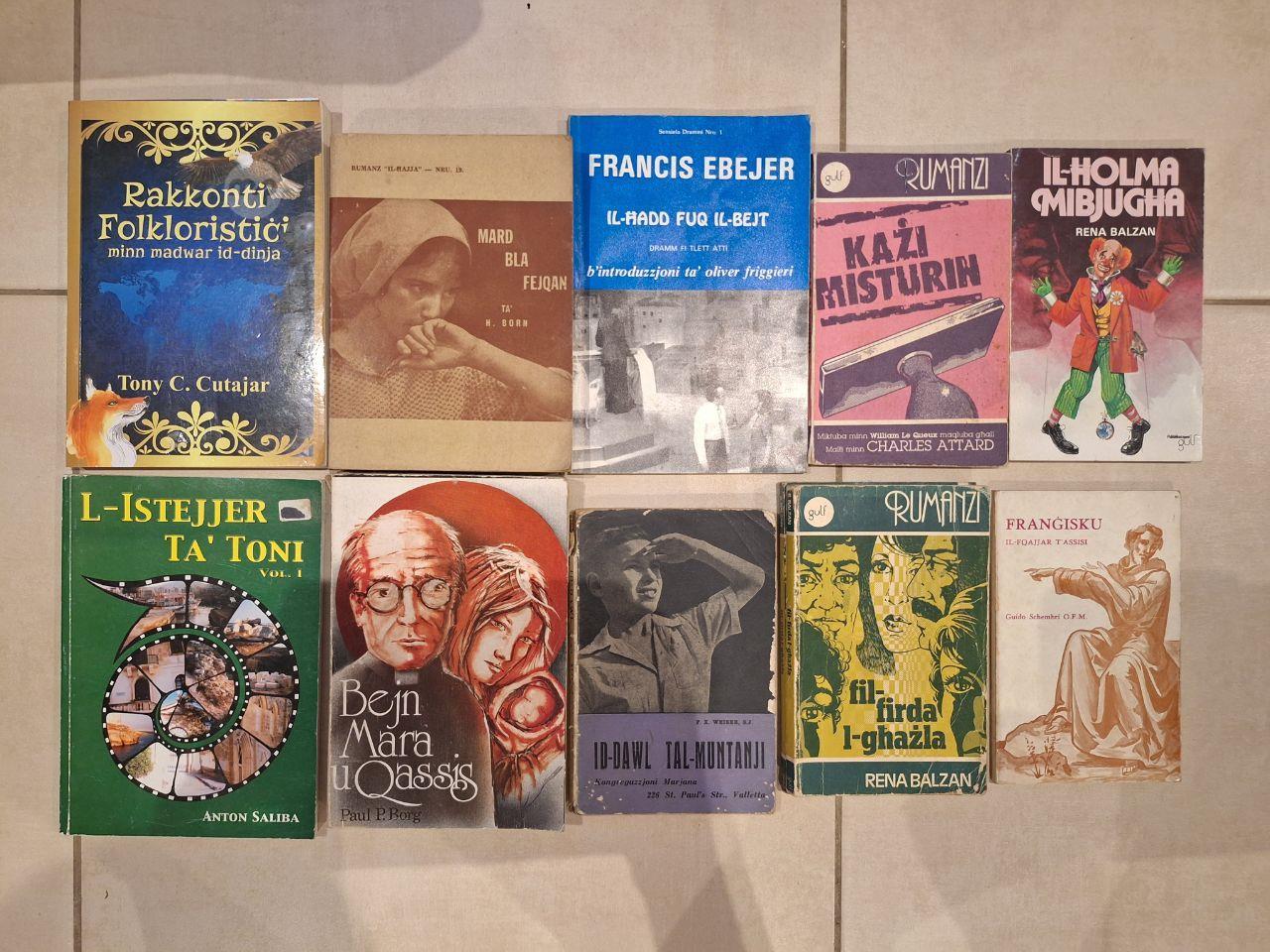Maltese Malti Books Rumanzi Tfal Kotba Qari Stejjer bl-istampi dramm ...