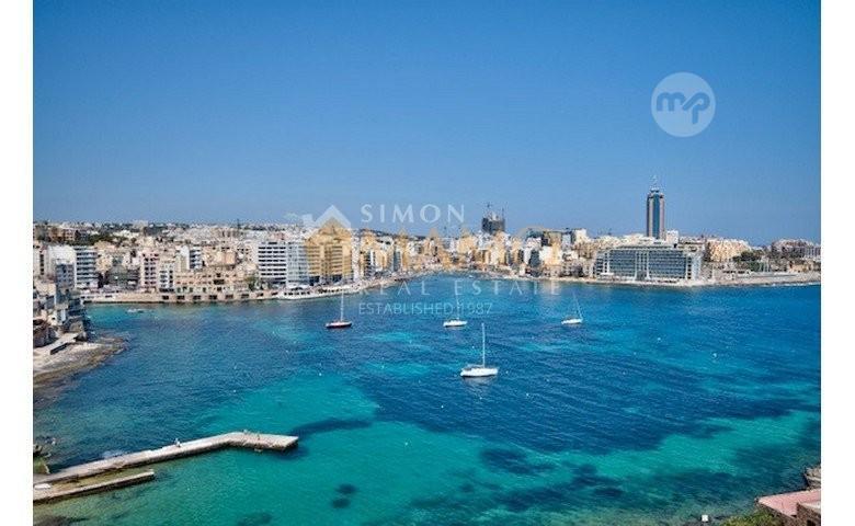 Sliema seafront 3 bedroom flat to let | Maltapark