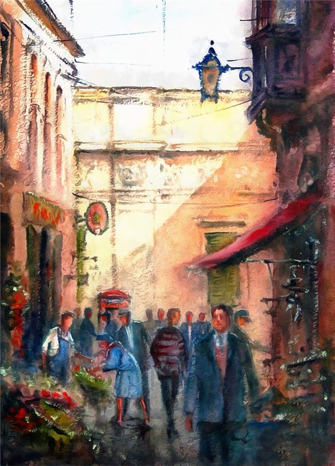 VICTORIA GOZO ------- ORIGINAL HAND PAINTING OIL ON CANVAS 70X50 ...