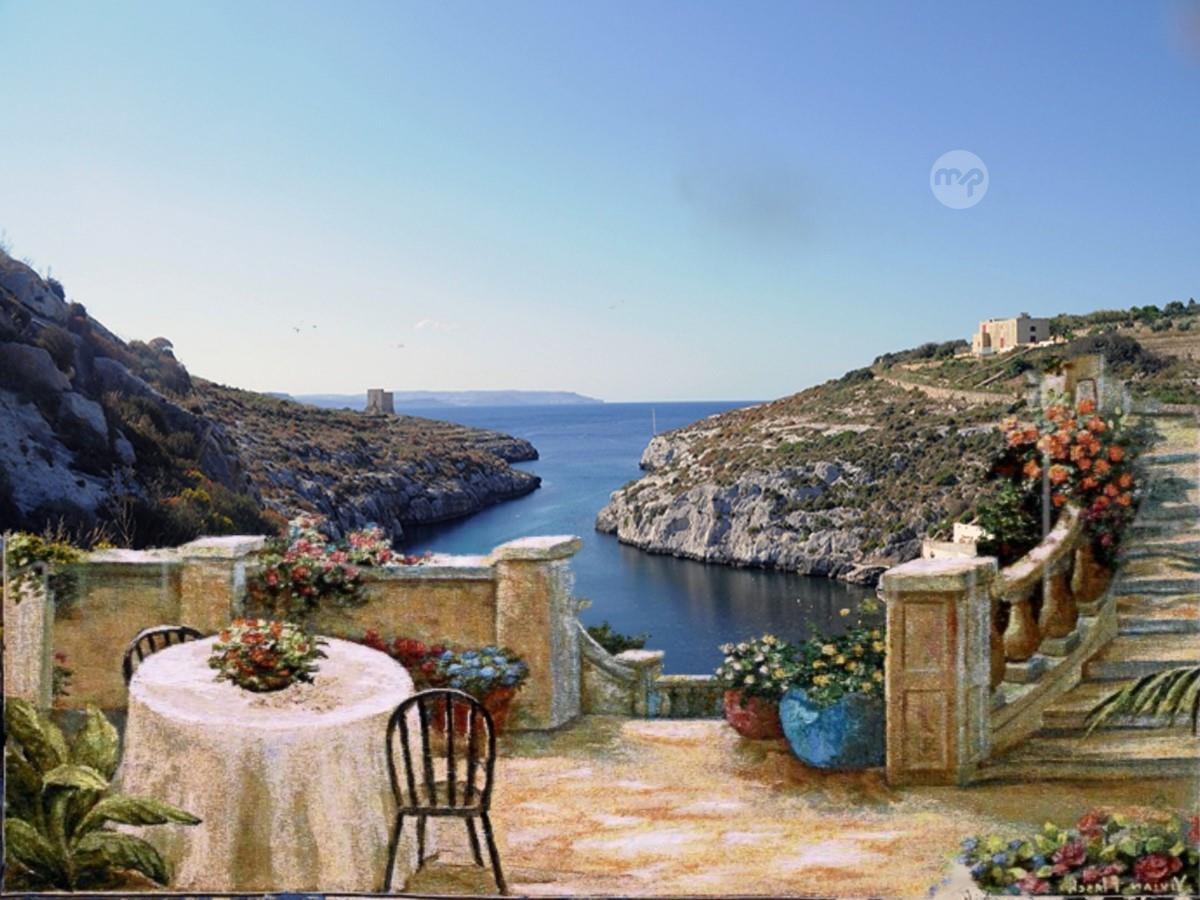 XWENI GOZO ------- ORIGINAL HAND PAINTING OIL ON CANVAS 70X50 | Maltapark
