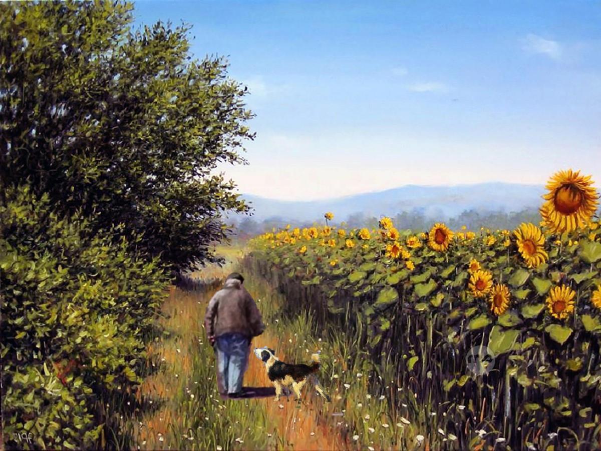 WALK IN BAHRIJA -------- ORIGINAL HAND PAINTING OIL ON CANVAS 70X50 OR ...