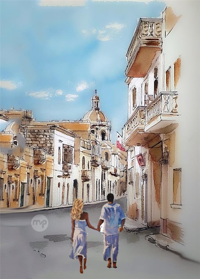 ZEBBUG GOZO ------- ORIGINAL HAND PAINTING OIL ON CANVAS 50X30 | Maltapark