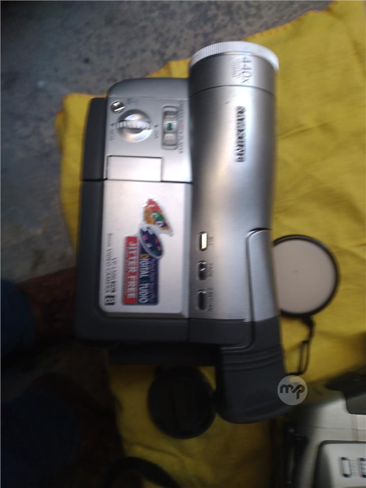 2 x Panasonic vx37 Camcorder Video Camera Samsung 440X Untested SOLD AS ...