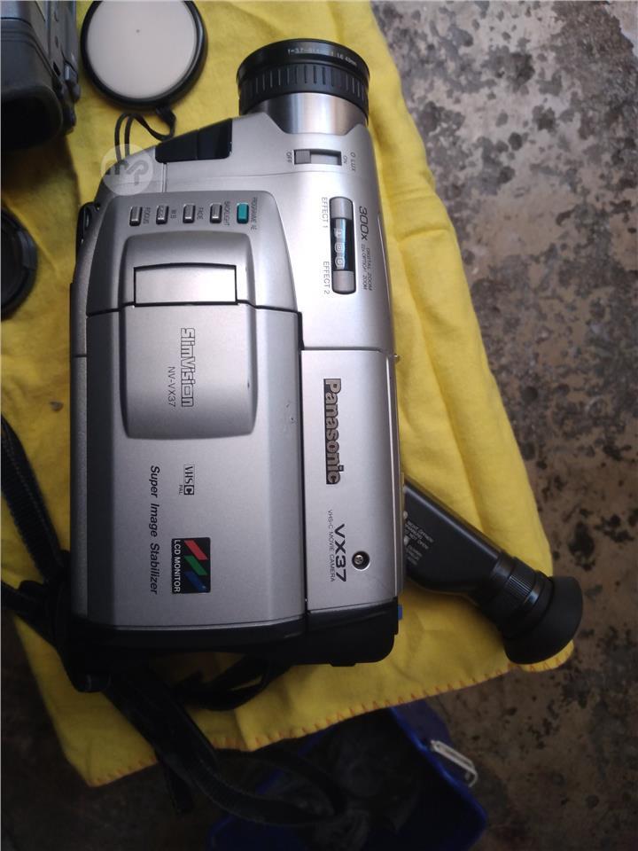 2 x Panasonic vx37 Camcorder Video Camera Samsung 440X Untested SOLD AS ...