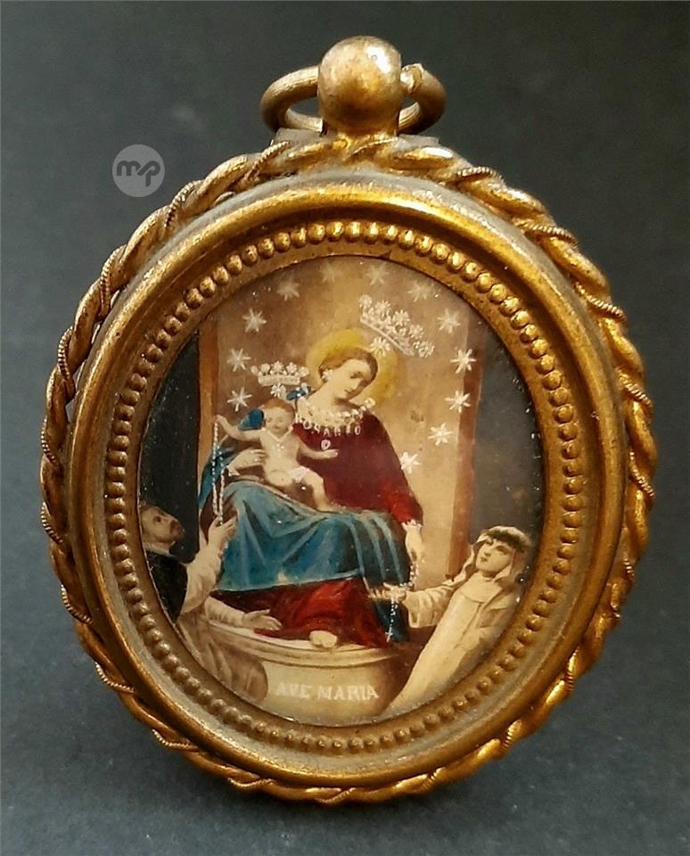 VINTAGE AVE MARIA HOLY FRAME/STAND | Maltapark