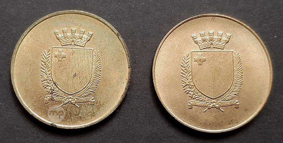 2 MALTA COMMEMORATIVE TOKENS - 25 SENA INDIPENDENTI 1964 - 1989 | Maltapark