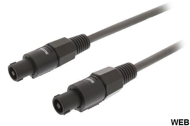 Loudspeaker Cable 2 Pin Female 10m Dark Gray | Maltapark