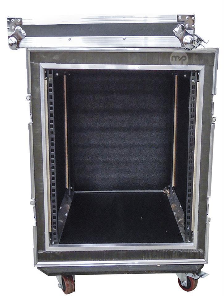 FLIGHT CASE 16U RACK 19 "with wheels and double lid | Maltapark