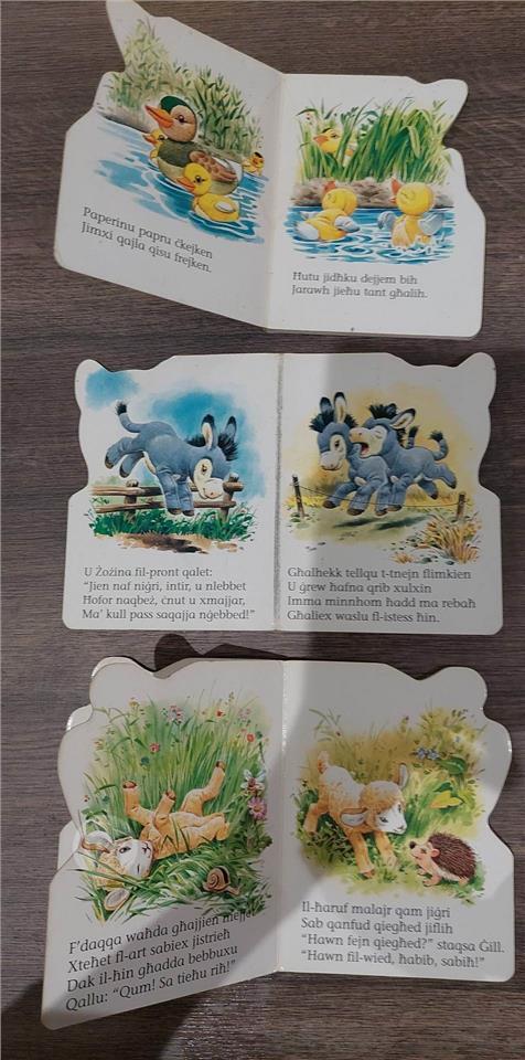 Kotba tal kartun - Cardboard books - Maltese Malti Tfal qari storja ...
