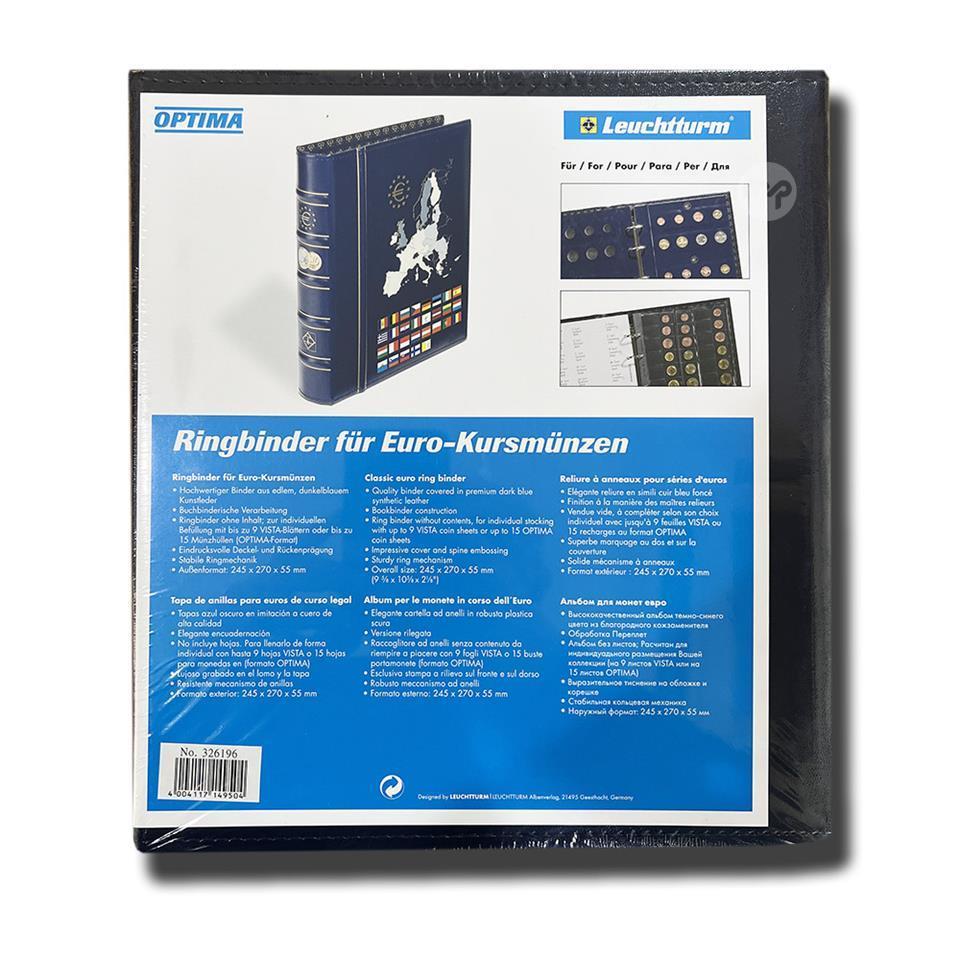 Optima Euro Coin Album Leuchtturm Lighthouse | Maltapark