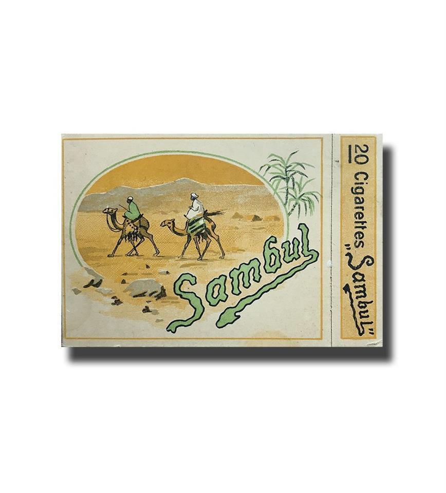 Sambul The Orient Cigarette Coy. Cairo 87 x 70 x 17mm (20 Cigarettes ...