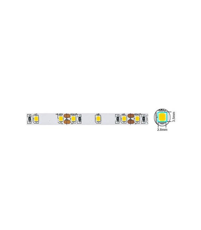 LED STRIP 2835 60CHIPS/m 3,6W/m 330Lm 6500K (COOL WHITE) 12V IP20 5m ...