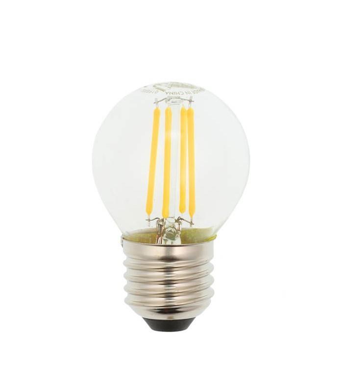 LED FILAMENT BULB LEDISONE-2-CLEAR MINI GLOBE G45 6W 726Lm E27 2700K ...