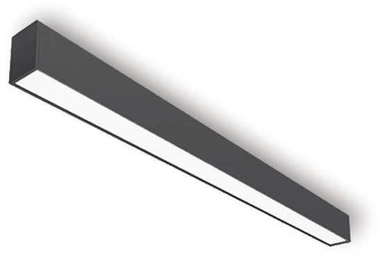 LED LINEAR FIXTURE SURFACE MOUNTED PROFILED-SL1 53x83x1200mm 42W 4000K ...