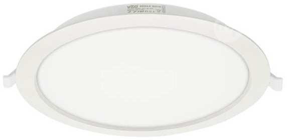LED ROUND PANEL DOWNLIGHT RECESSED ERIKA-R F225x31mm 24W 2375Lm 4000K ...