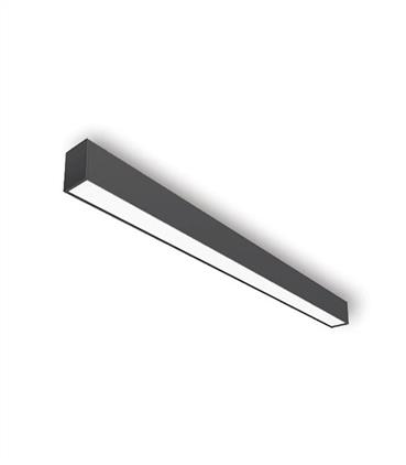 LED LINEAR FIXTURE SURFACE MOUNTED PROFILED-SL1 53x83x590mm 20W 4000K ...