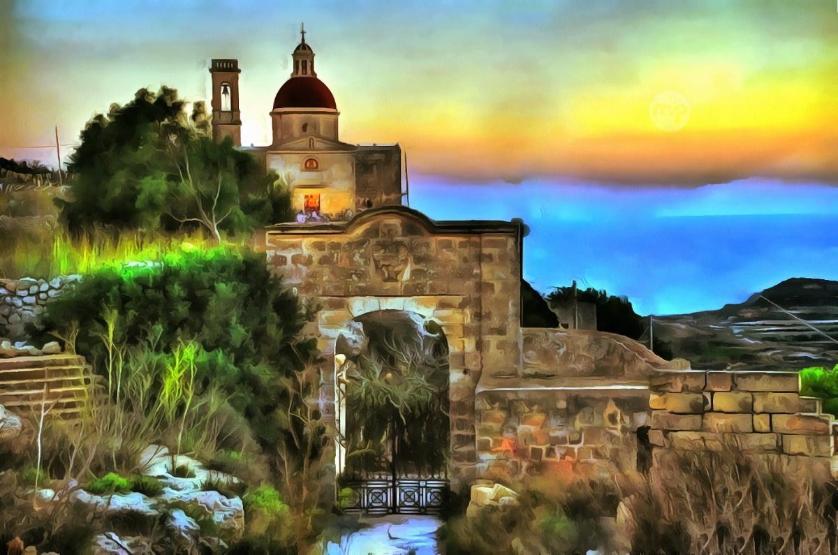 IMTAHLEB MALTA---- ORIGINAL HAND PAINTING OIL ON CANVAS 70X50 | Maltapark