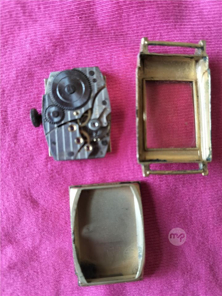 Vintage Roamer Standard Tank Watch Men Gold Tone Selling Parts Repair ...