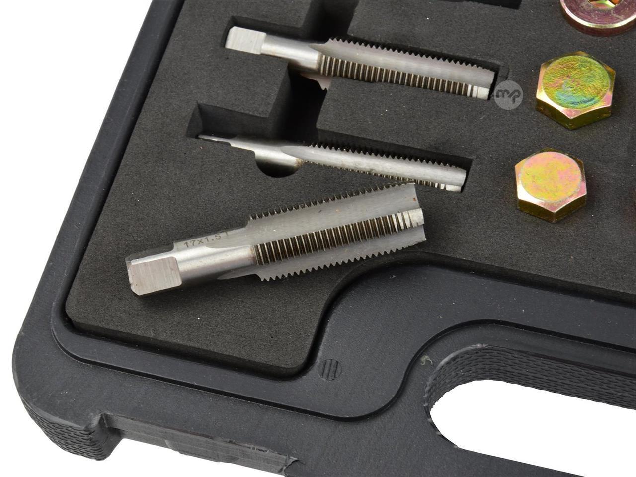 Oil Pan Thread Repair Tool Set M13 M15 M17 M20 G02795 | Maltapark