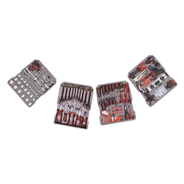 409 PCS, platinum, tool set, trolley, tool box, gold wrench set ...